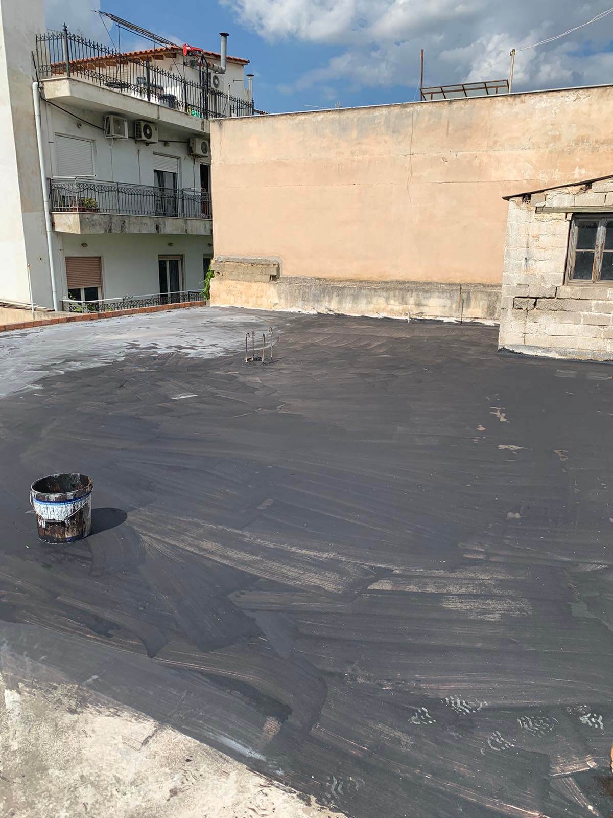 Ίλιον: Θερμομόνωση & στεγάνωση ταράτσας 145τμ – Μονώσεις Γιαννάτος