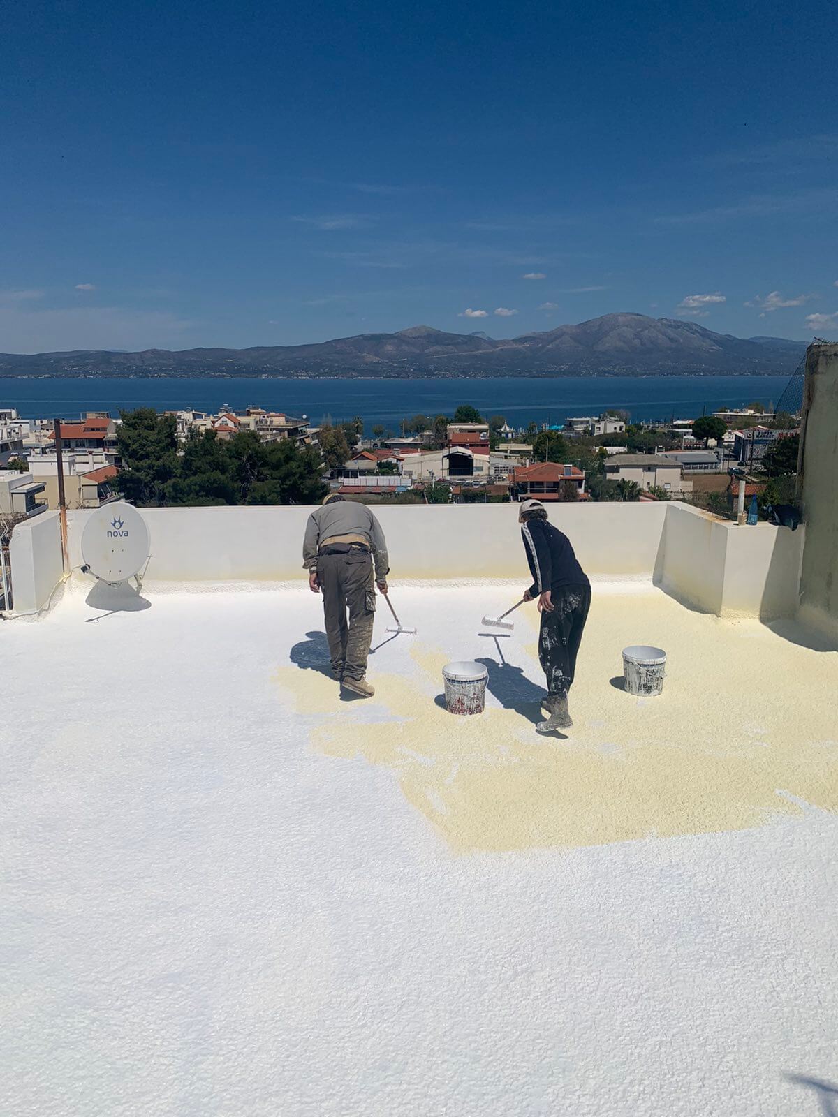 Ωρωπός: Θερμομόνωση & στεγάνωση ταράτσας 185τμ – Μονώσεις Γιαννάτος
